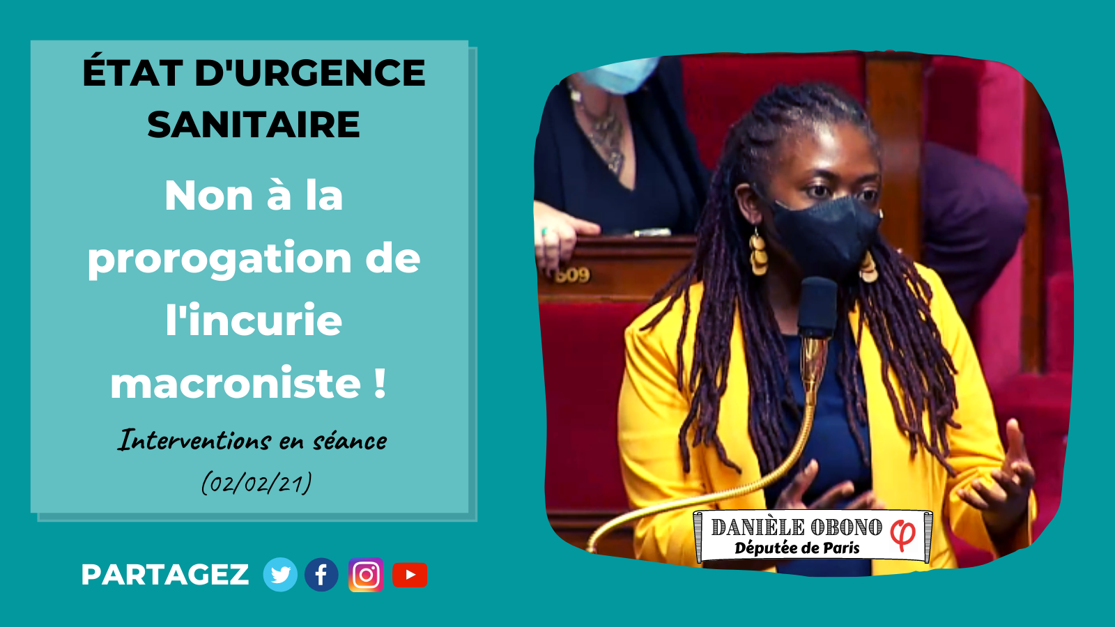 Etat d'urgence sanitaire : non à la prorogation de l'incurie macroniste